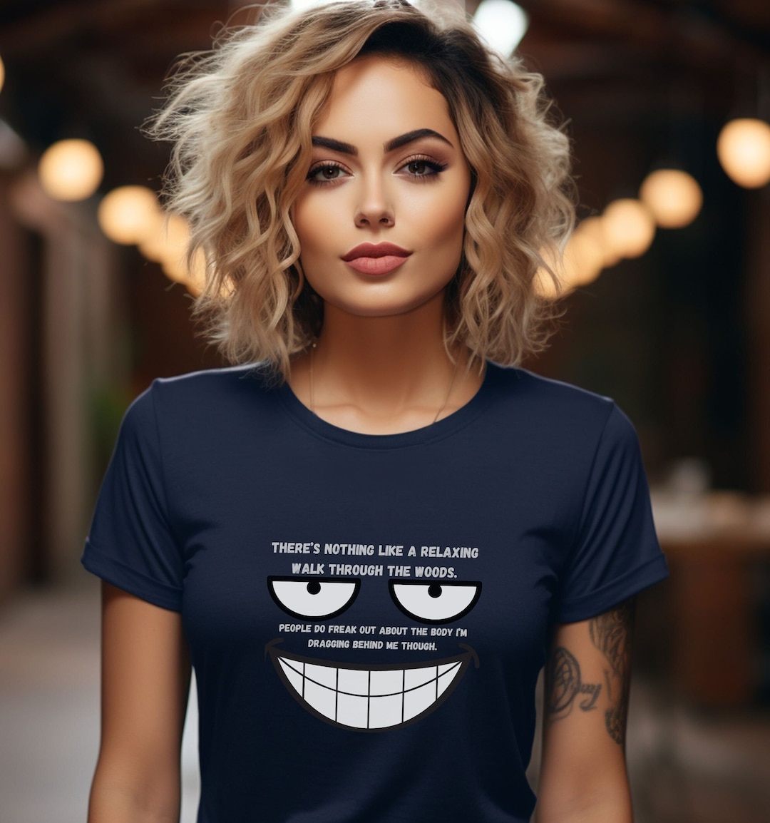 Hilarious Weird and Funny Text T Shirt, Mens Odd Unique Strange Quote ...