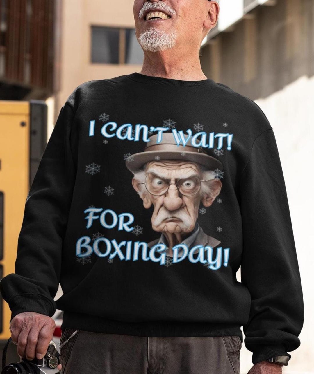 Funny Boxing Day Sweatshirt: Grumpy Old Man Holiday Humor - Etsy UK