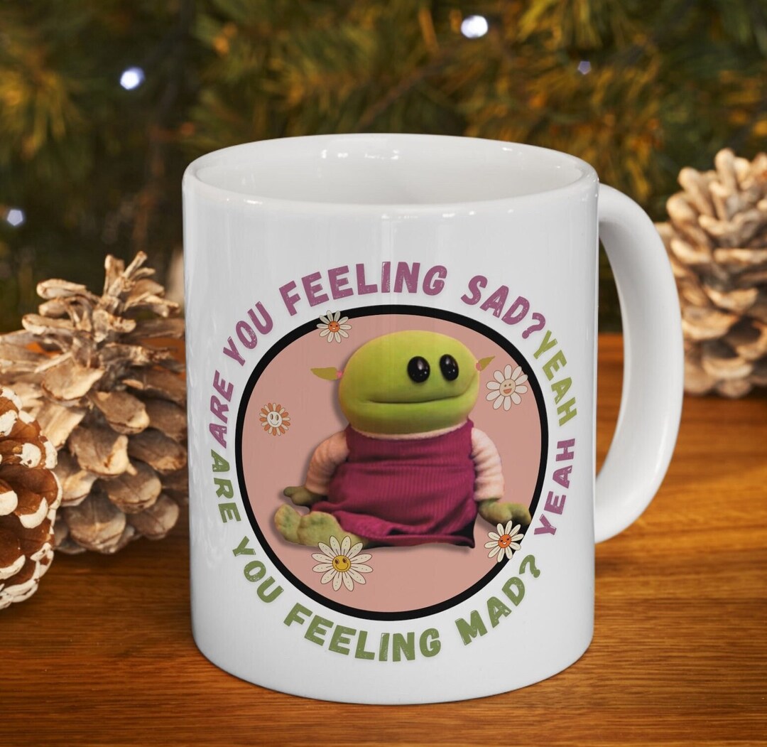 MONA Nanalan Are You Feeling Sad Mug, Nanalan and Russer, Nanalan Peepo ...