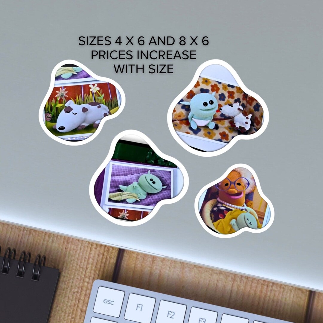 Nanalan, Mona Baby Pictures Sticker, Meme Set of 4 Vinyl Cars Decals ...