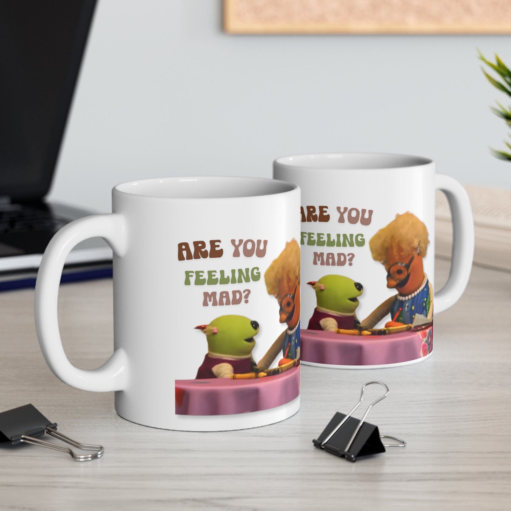Mona Nanalan Are You Feeling Sad Cute Mug, Who's That Wonderful Girl ...