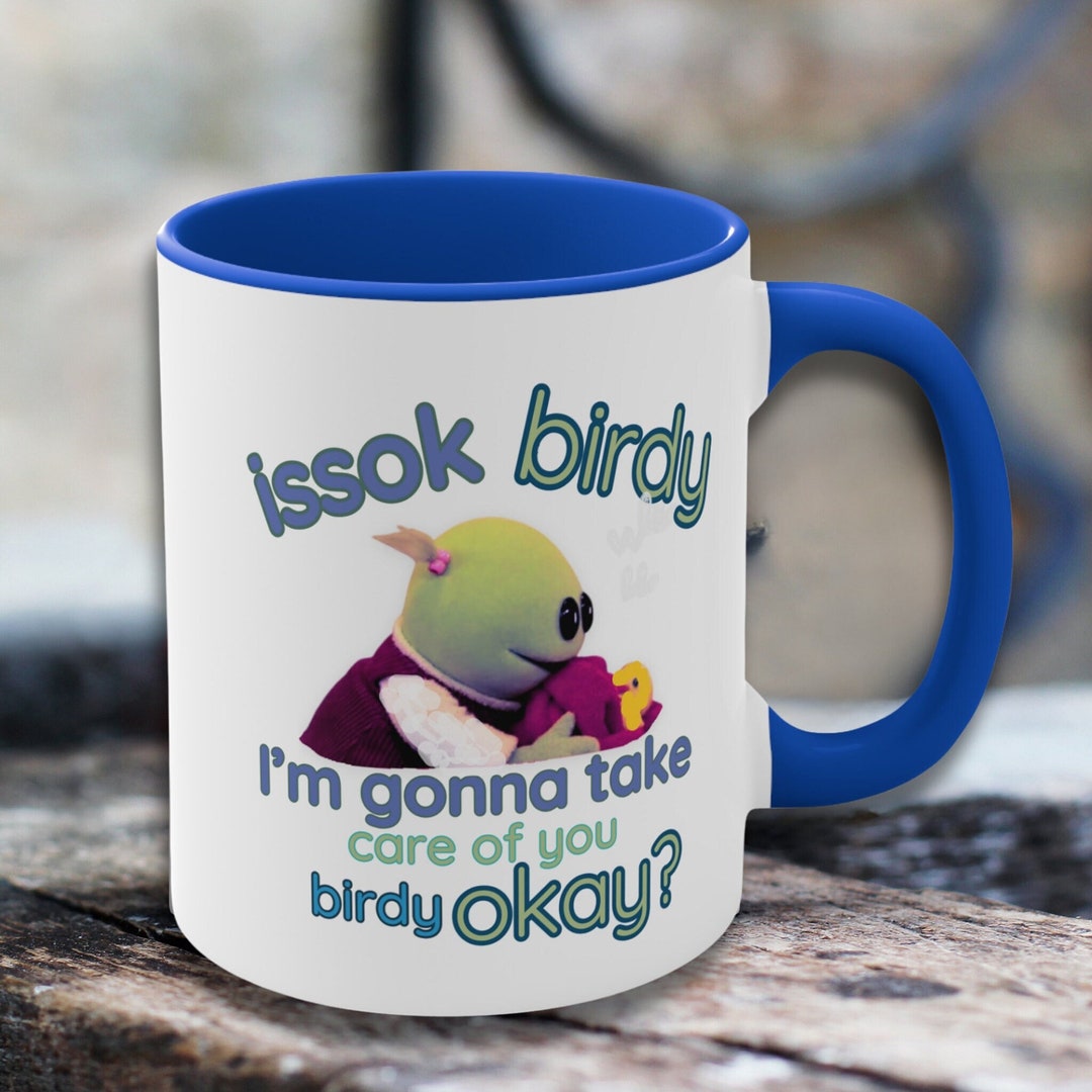 Hey Birdy Nanalan Mug: Cartoon Ceramic Coffee Mug - Etsy