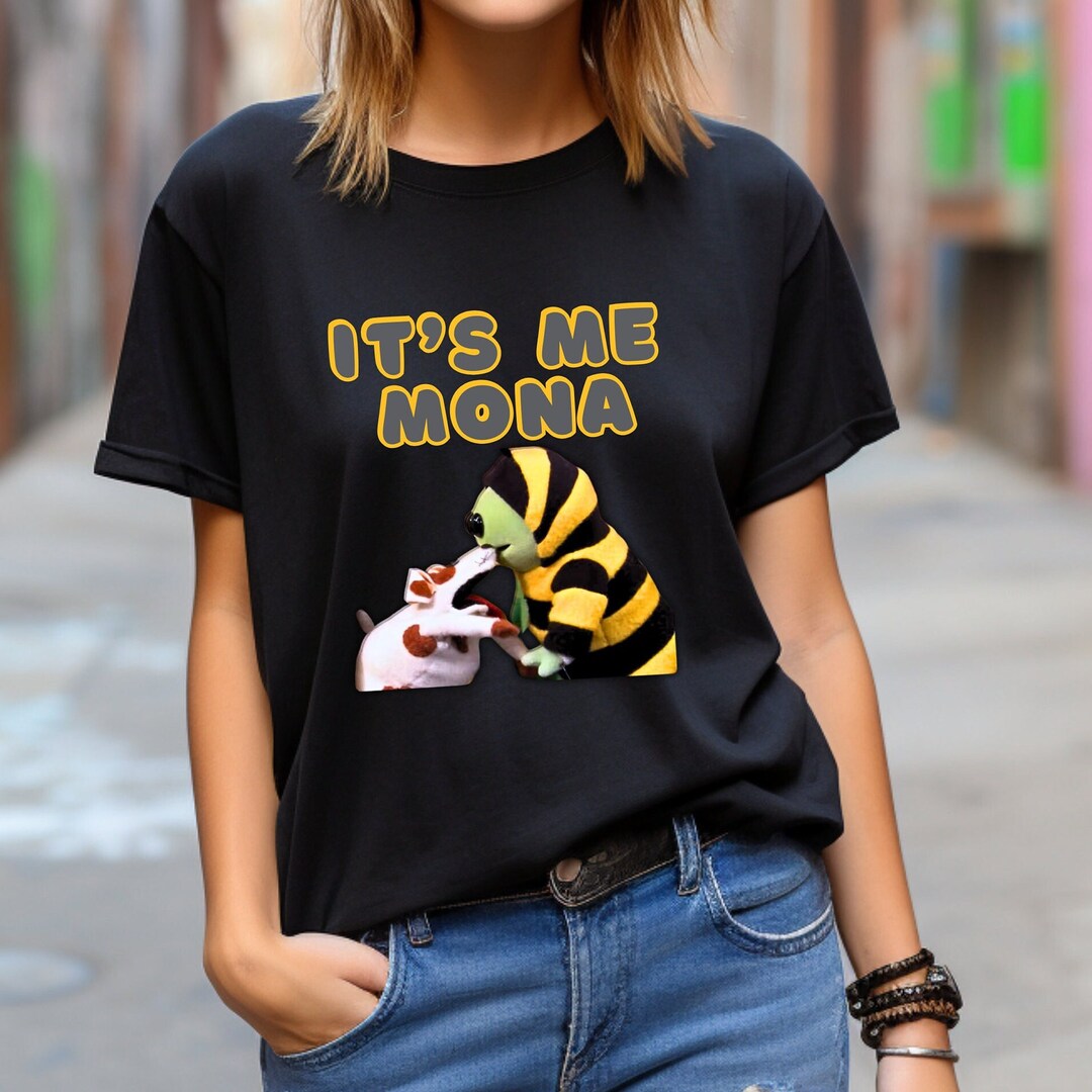 Nanalan Mona T-shirt: Retro Peepo Design, Girlfriend Gift - Etsy