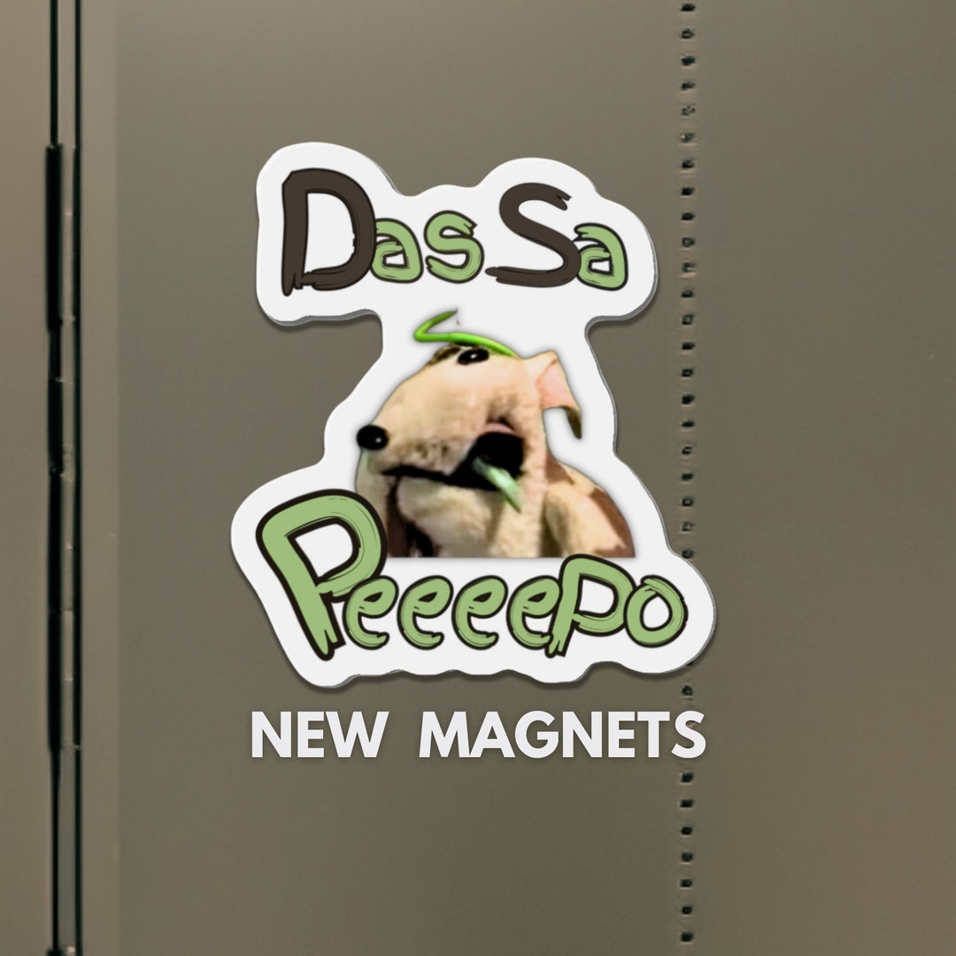 Nanalan MAGNET, Die-cut Russer and Peepo, Locker, Laptop Sticker, Cute ...