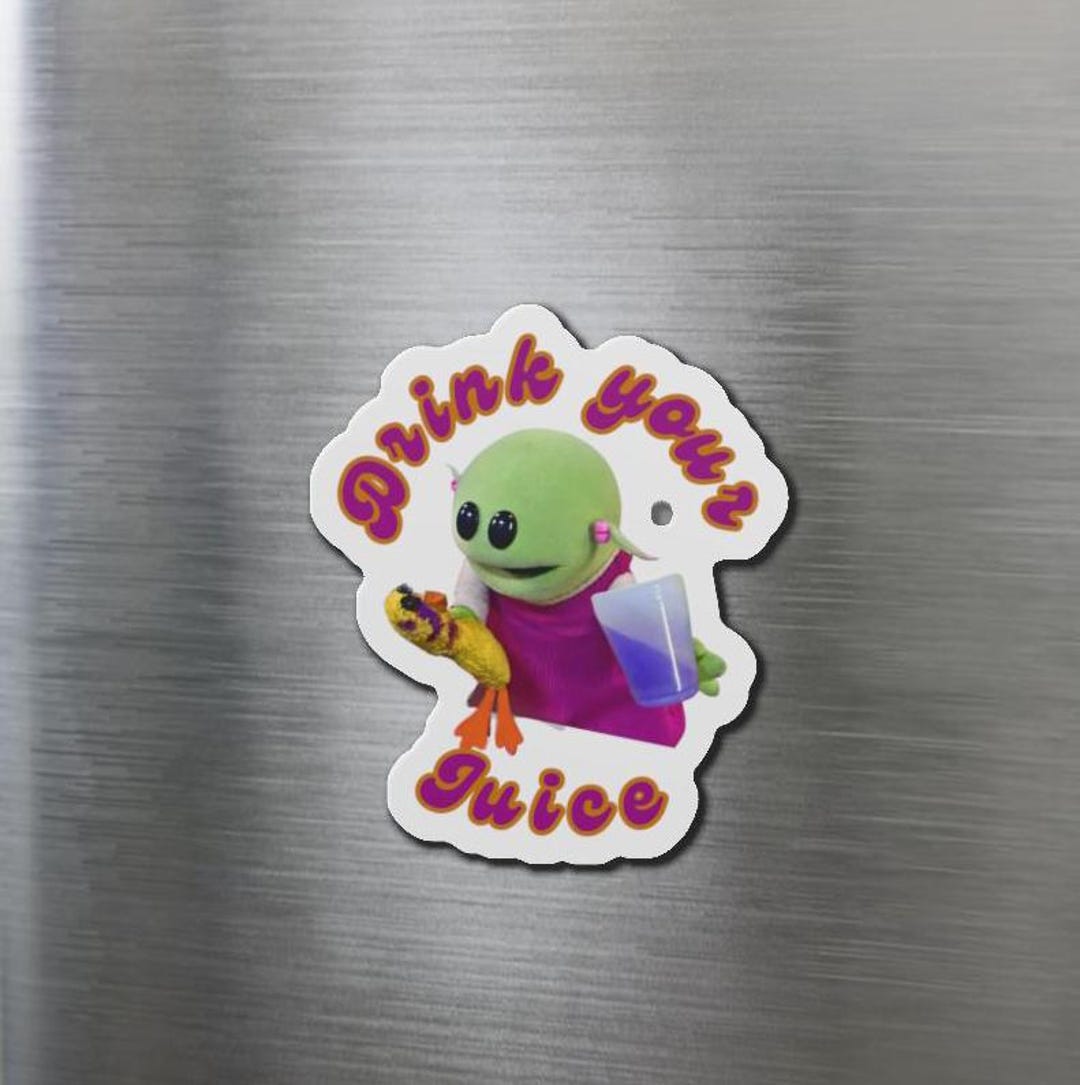 Nanalan Cute Die-cut Magnets - Fleefer and Purple Juice - Locker Laptop ...