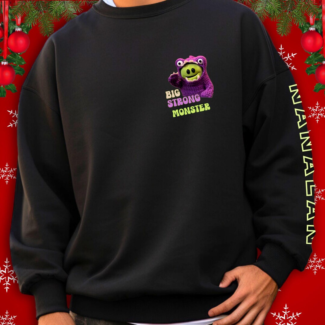 Nanalan Mona, Nanalan Purple Monster Hoodie, 90s Throwback Unisex ...