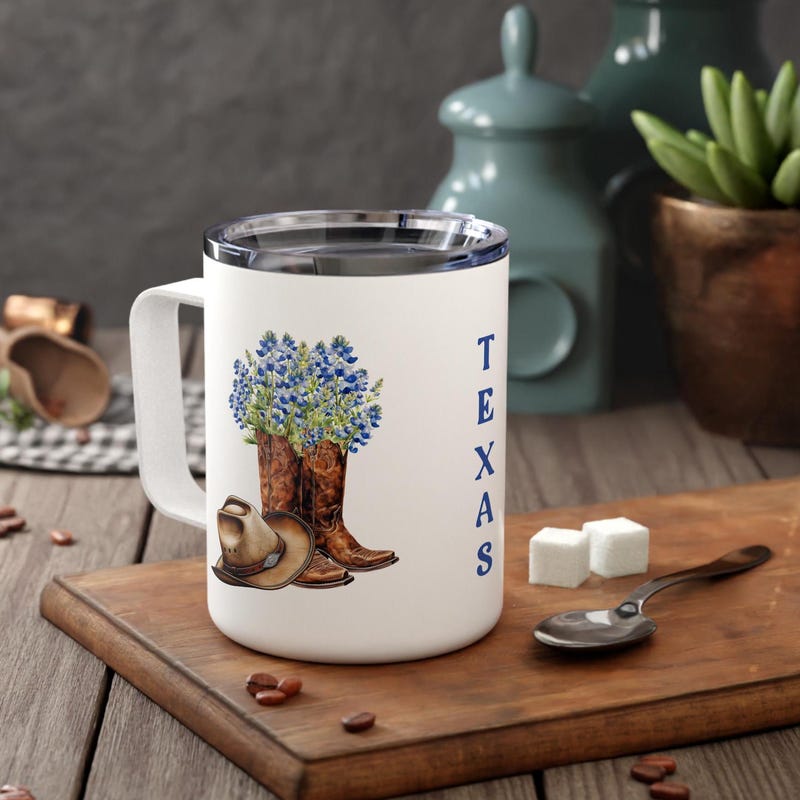 Texas Mug - Etsy