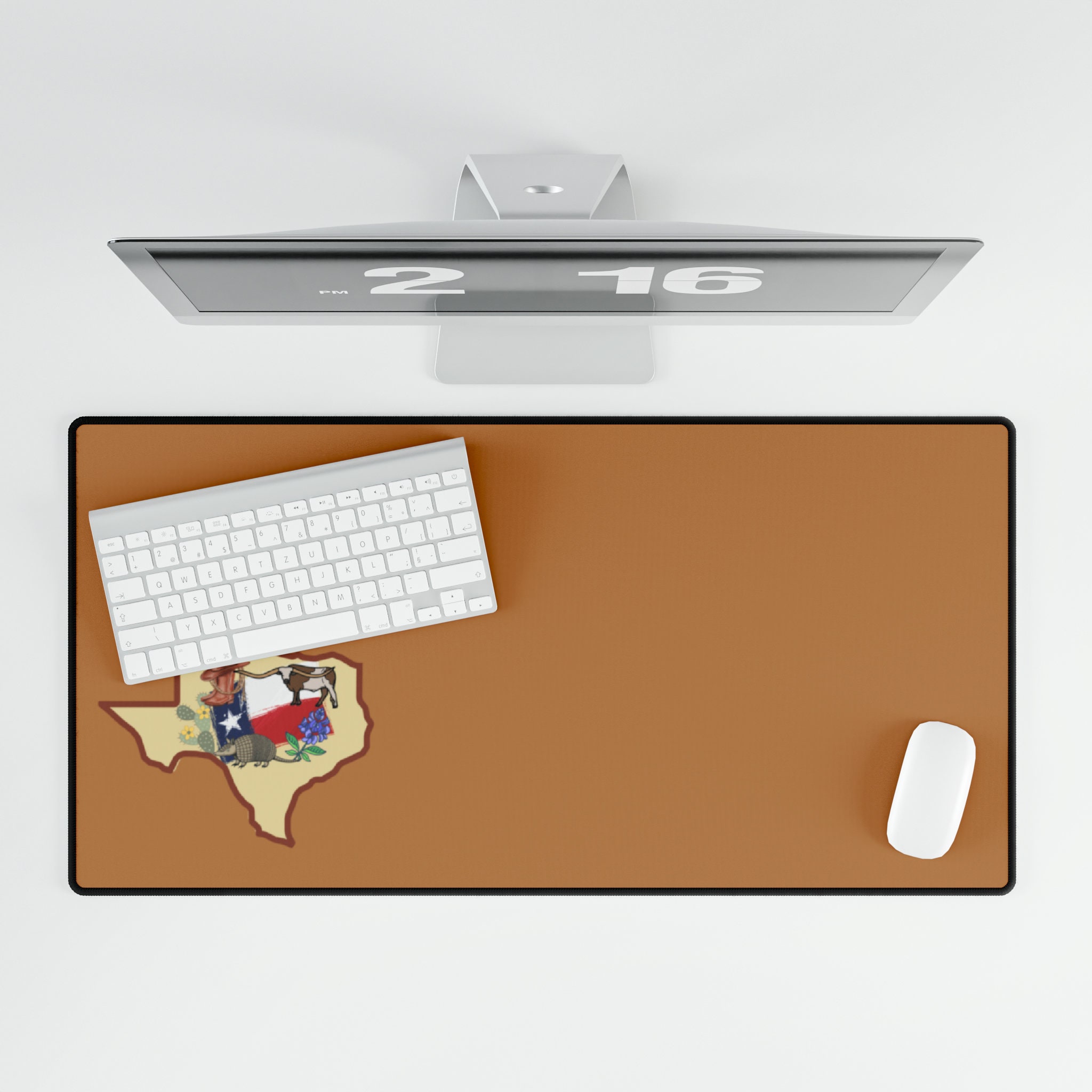 State of Texas Desk Mat With State Symbols, Great Gift for Yourself or ...