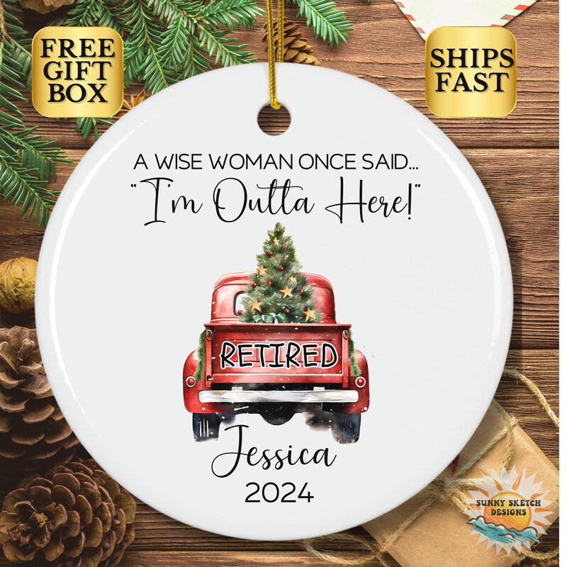 Retirement Ornaments - Etsy