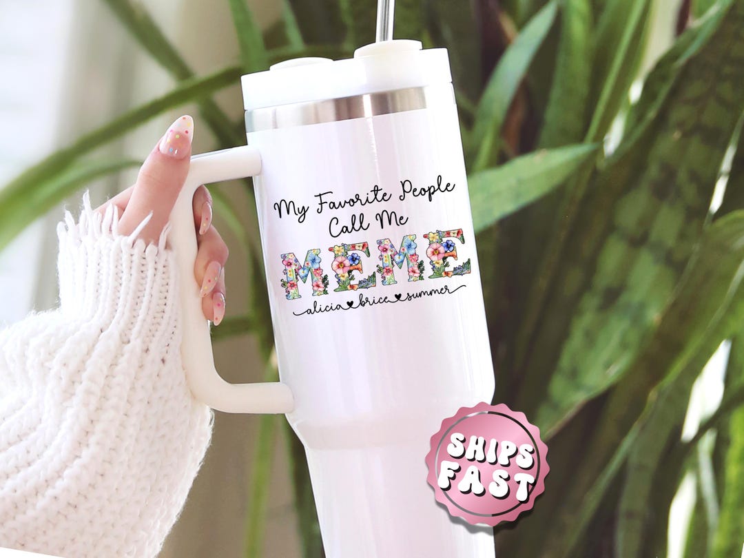 Meme Tumbler 40oz Personalized Meme Tumbler Cup for Grandma Tumbler ...
