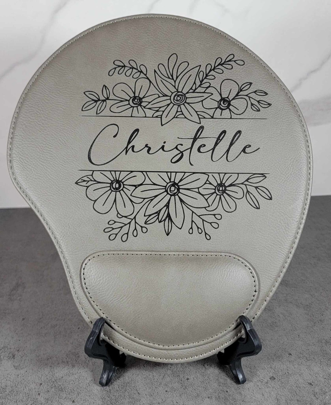 Custom Leather Mouse Pad, Personalized Office Gifts, Coworker Gifts ...