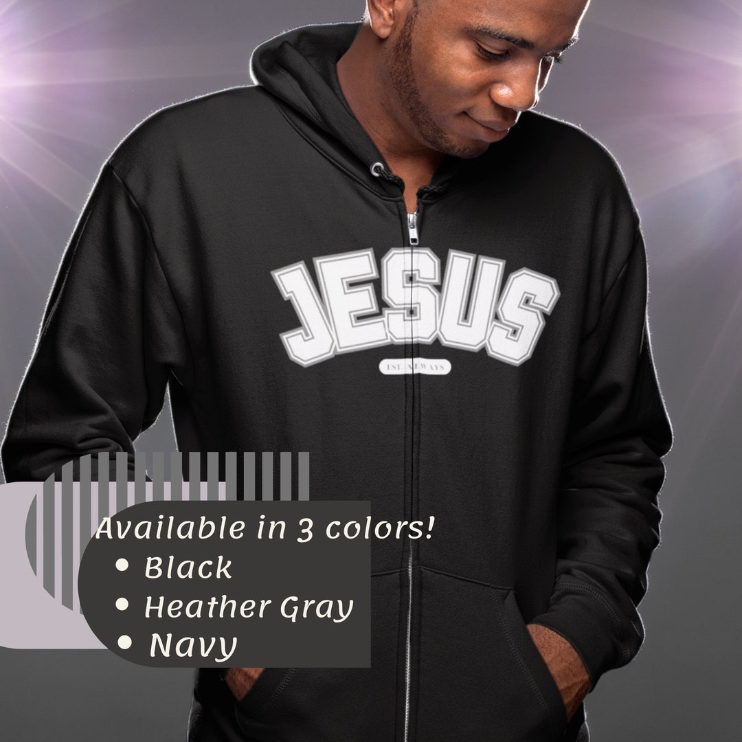 Jesus Zip up Hoodie Faith Clothes Christian Zip up Jacket for - Etsy