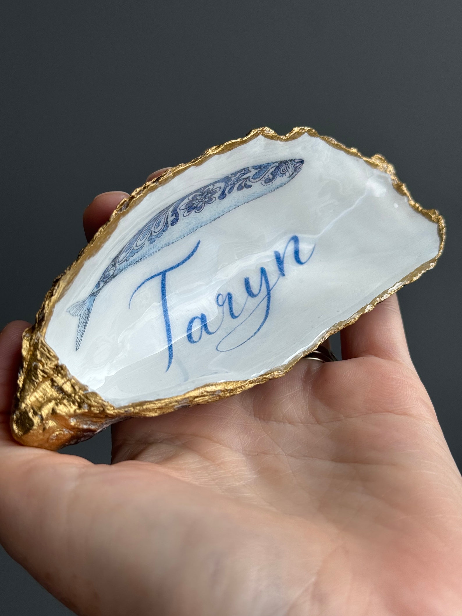 Custom Oyster Shell Dish mini, Small, Medium Large, Extra Large ...