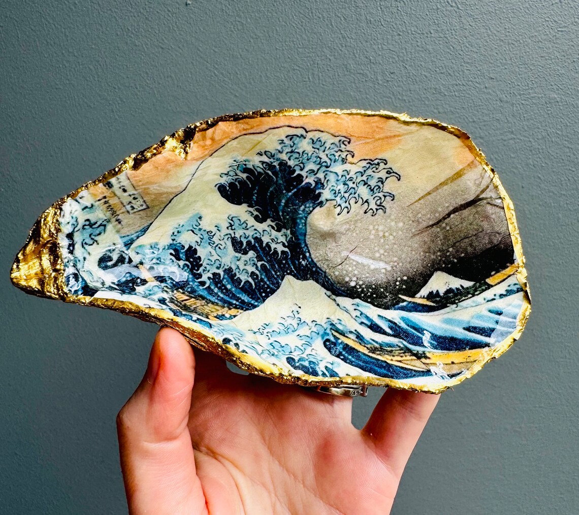 Custom Oyster Shell Dish mini, Small, Medium Large, Extra Large ...