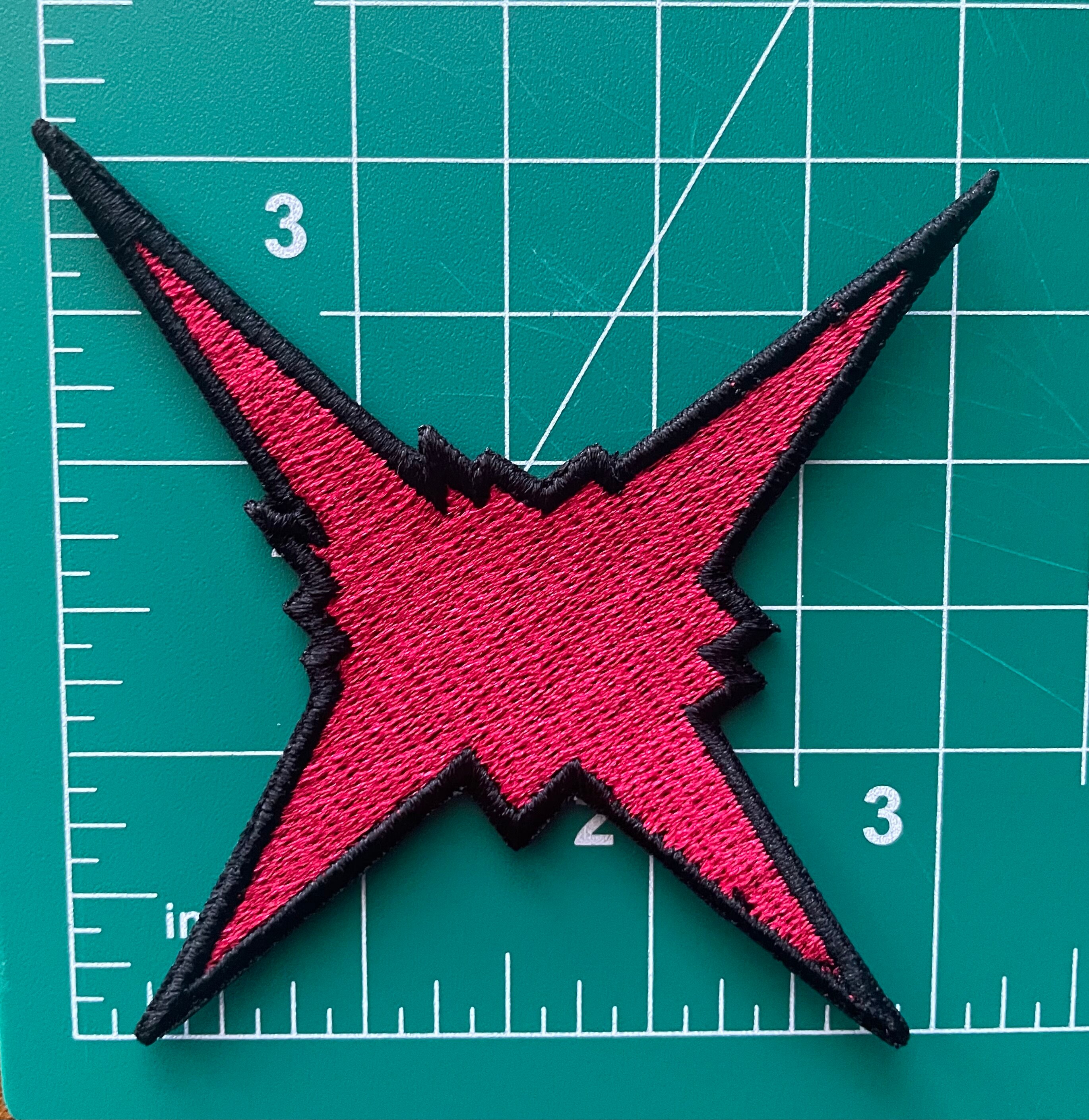 Luffy Scar Embroidered Patch - Etsy