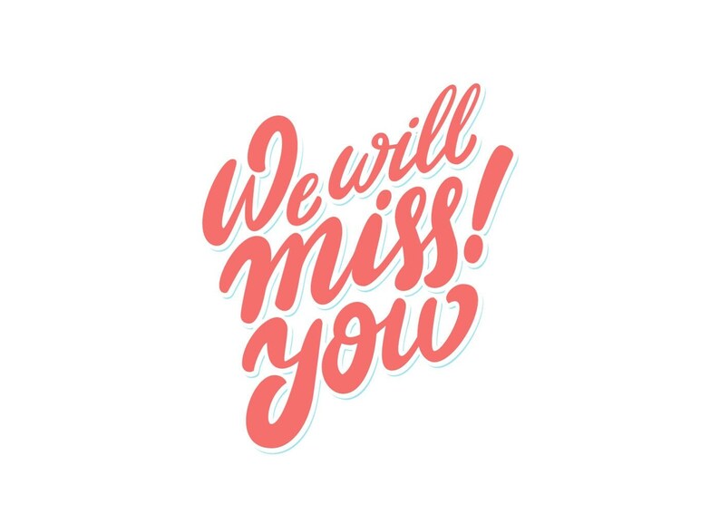 We Will Miss You Greeting Card - Etsy
