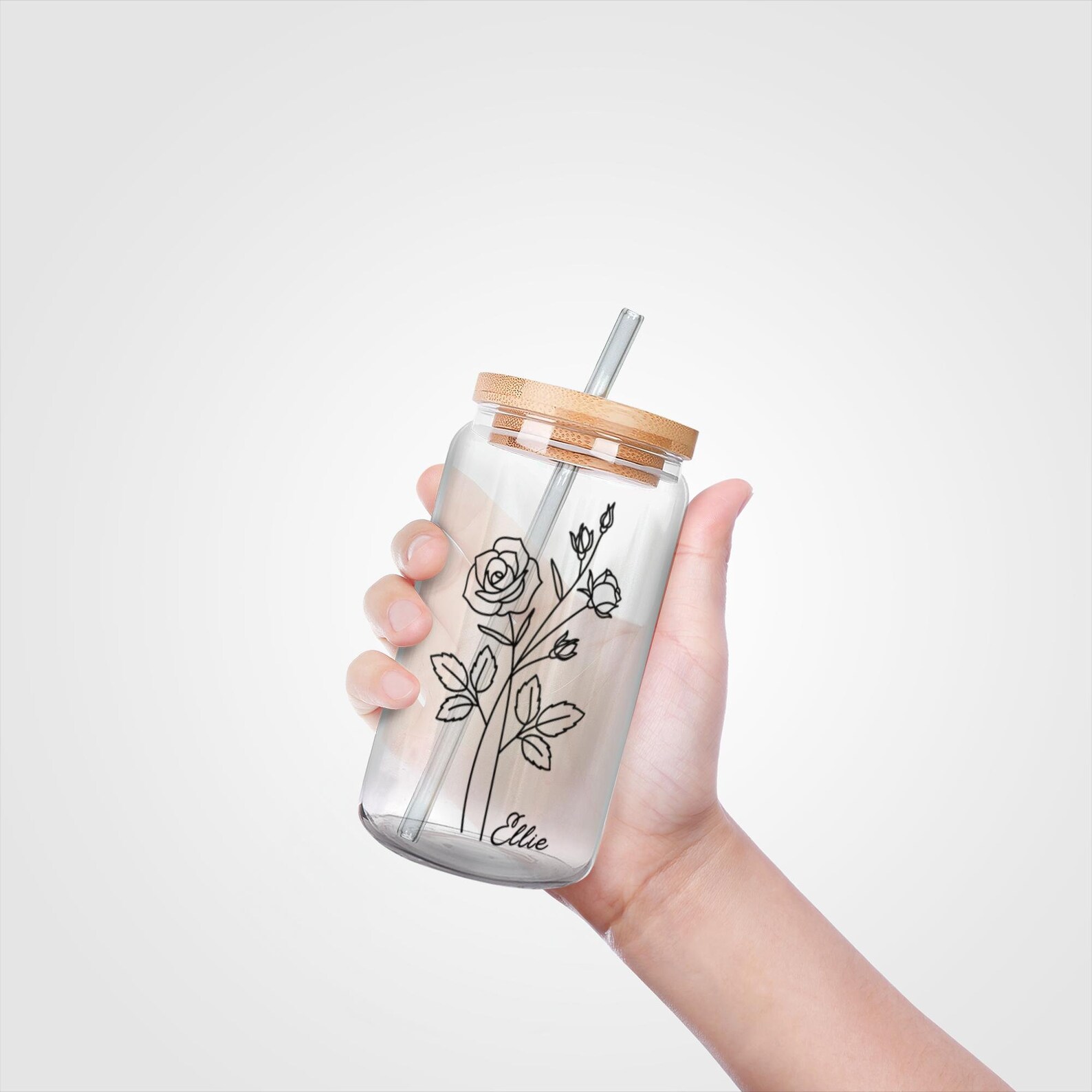 Scripture Verse Glass Tumbler Psalm 121 Flower Tumbler With Bible Verse ...