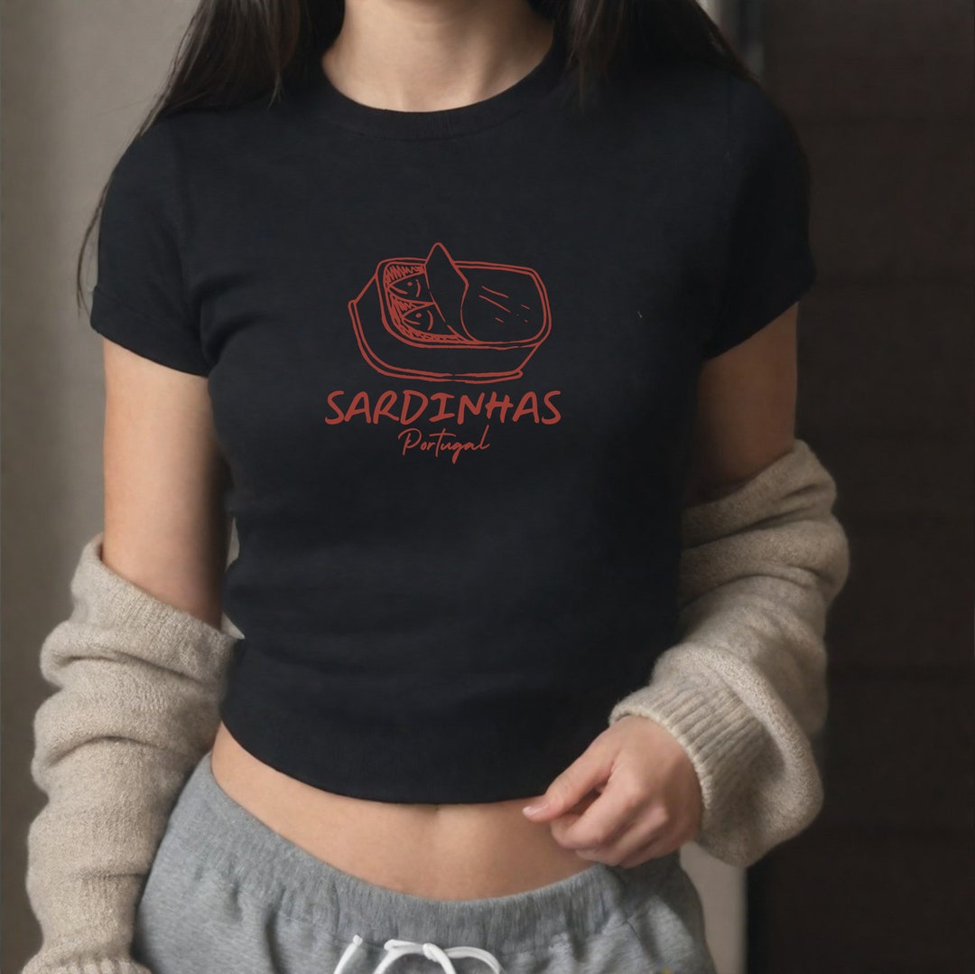 Tinned Fish Sardines Shirt Tomato Girl Summer T-shirt Cool Girl Vintage ...