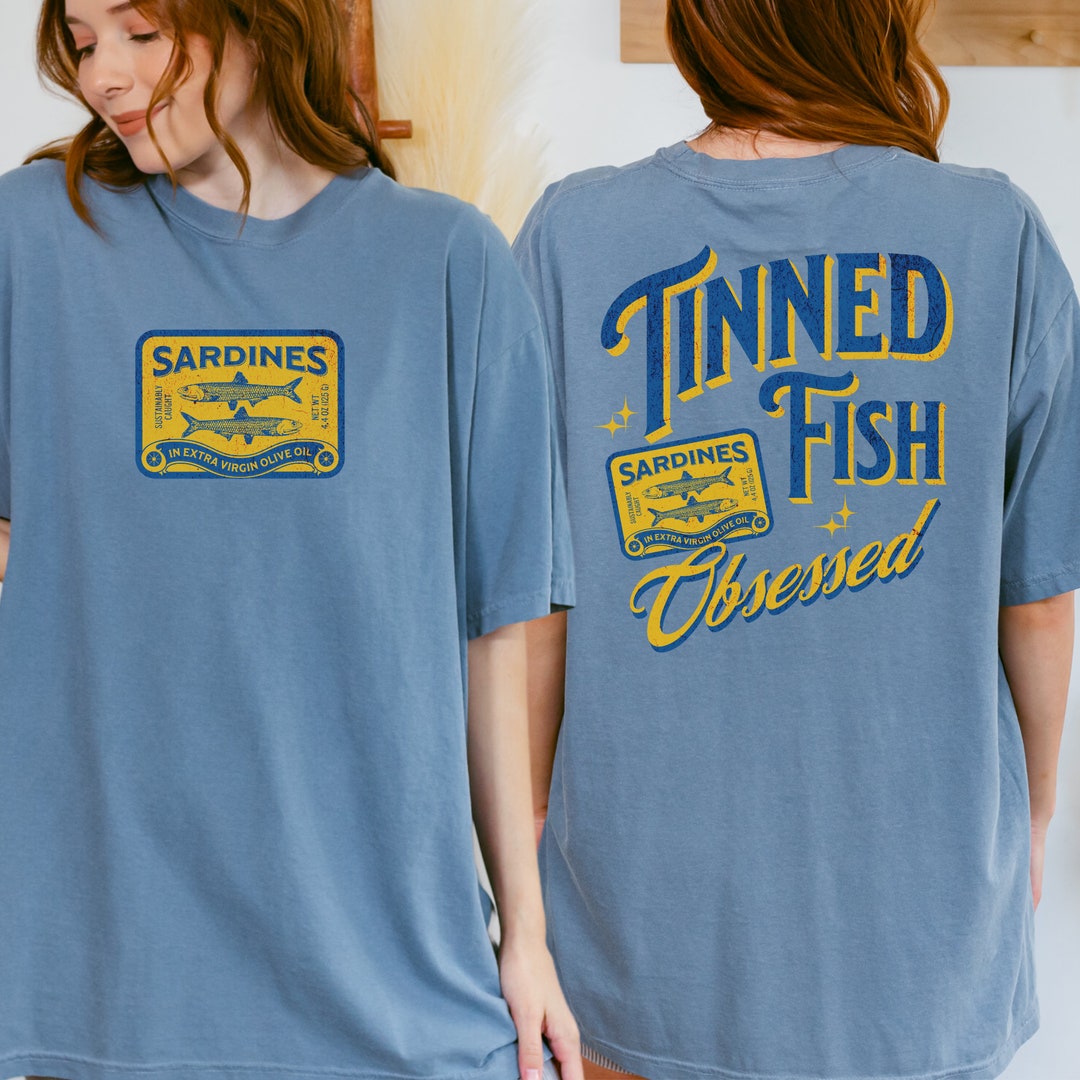 Tinned Fish Sardines Shirt Ocean Inspired Summer Tee Coastal Grandma ...