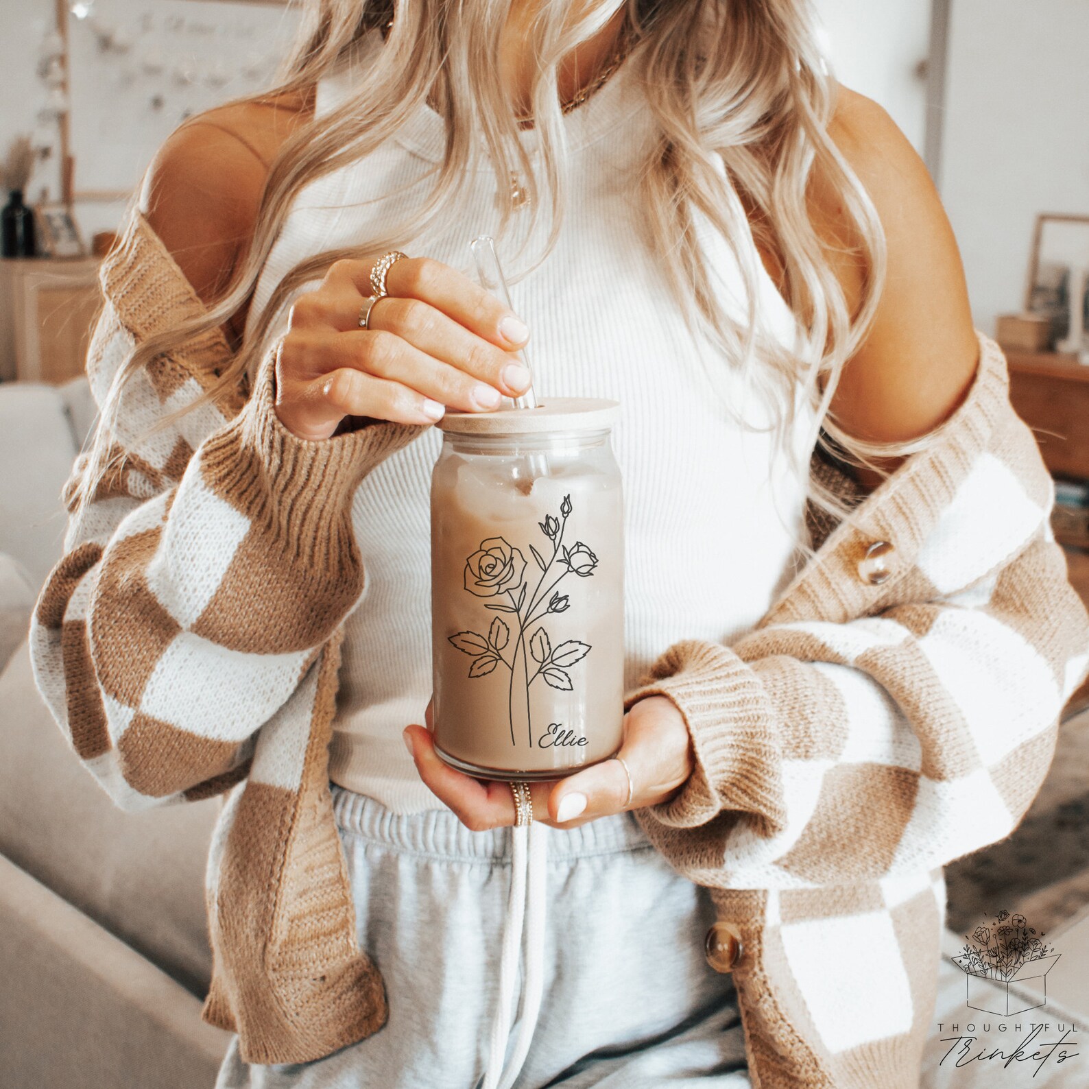 Scripture Verse Glass Tumbler Psalm 121 Flower Tumbler With Bible Verse ...