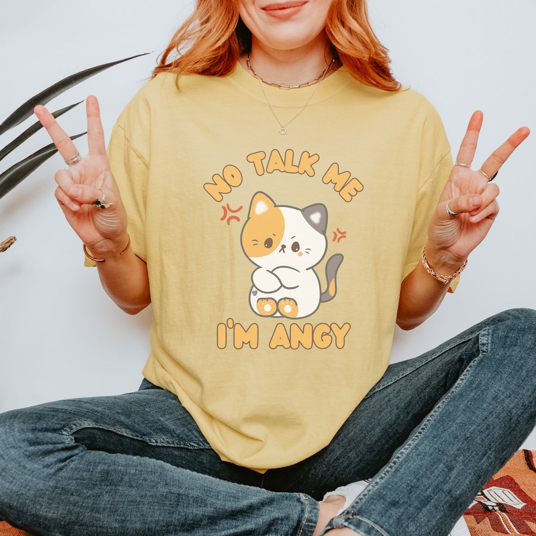 Age Regression Angry Cat Shirt Abdl Comfort Character Shirt Gen Z Shirt ...