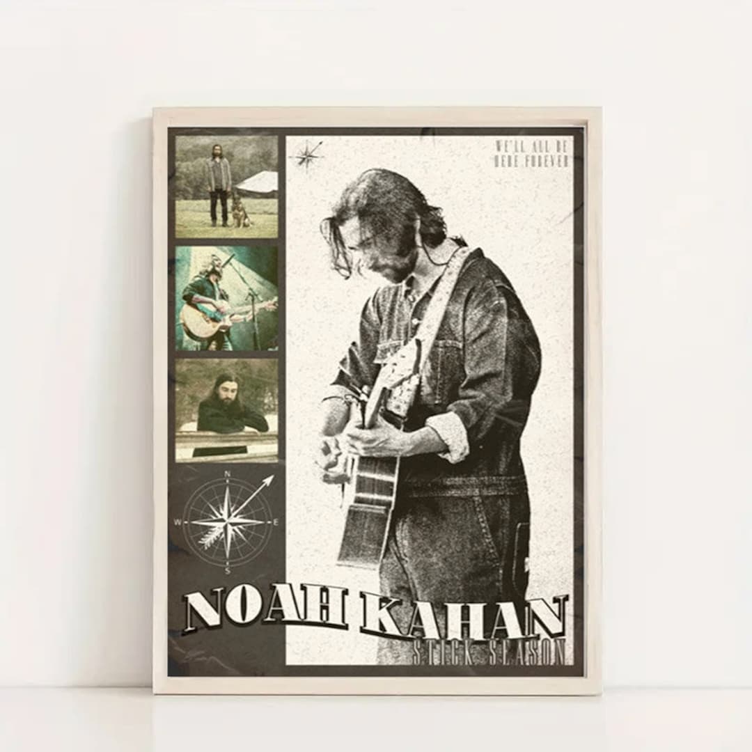 Vintage Noah Kahan Poster Country Music Singer Posters Noah - Etsy