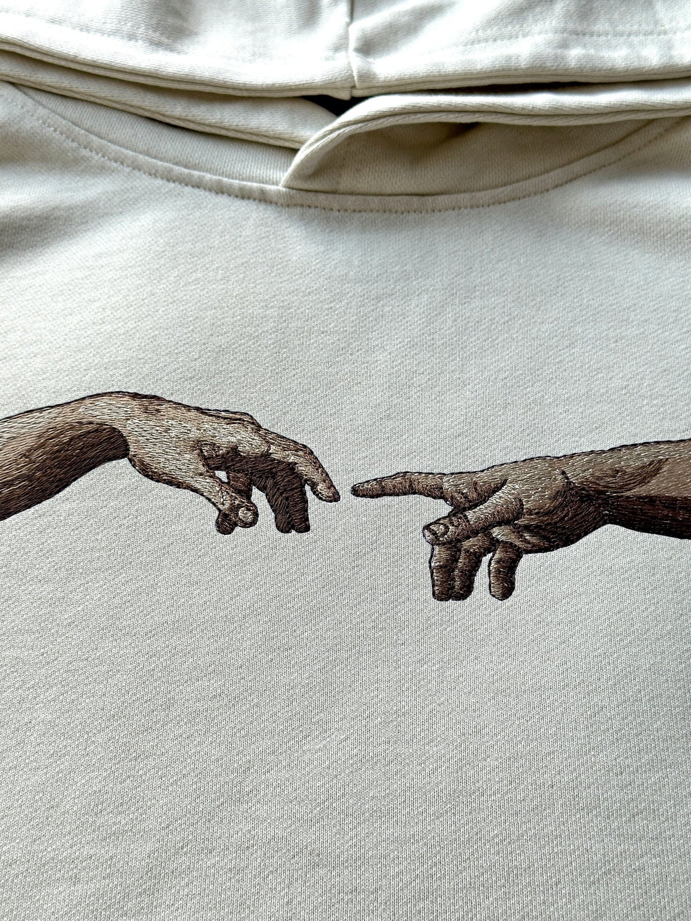 The Creation of Adam Renaissance Art Hoodie - Etsy