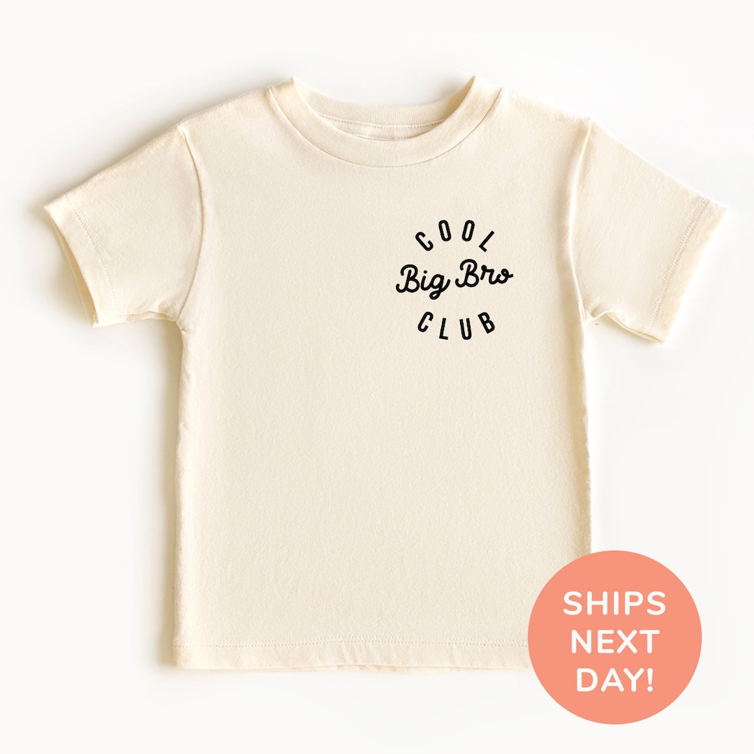 Cool Big Bro Club Shirt and Onesie® Big Brother Toddler & Youth Shirt ...
