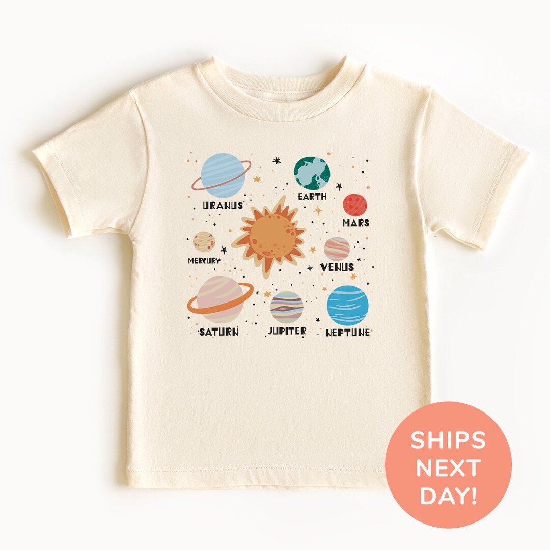 Solar System Shirt and Onesie®, Cute Planets Toddler & Youth Shirt ...