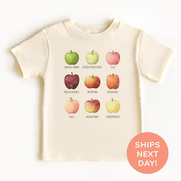 Apple Tshirt for Kids - Etsy