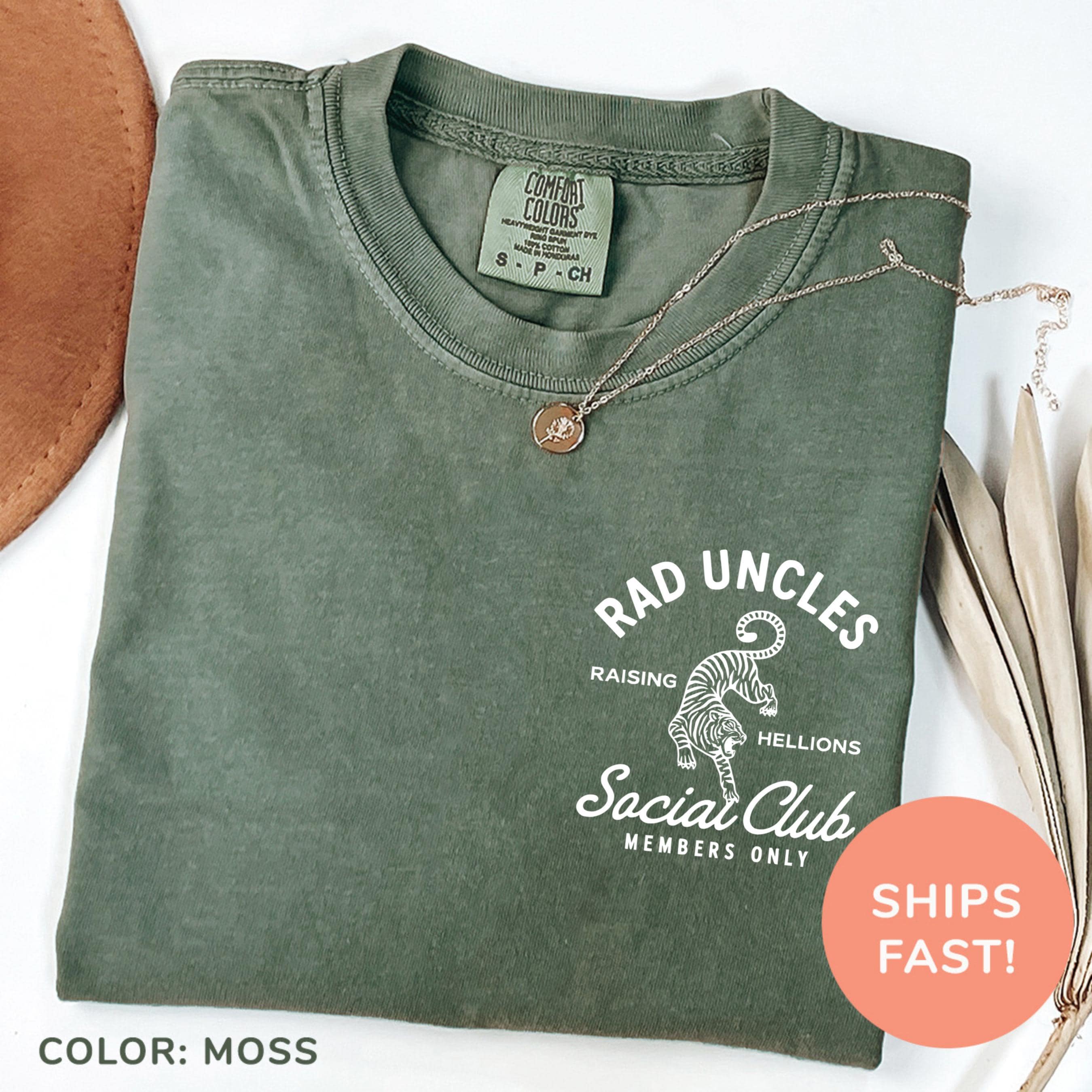 Comfort Colors® Rad Uncles Social Club Shirt Cool Uncles Club Shirt New ...