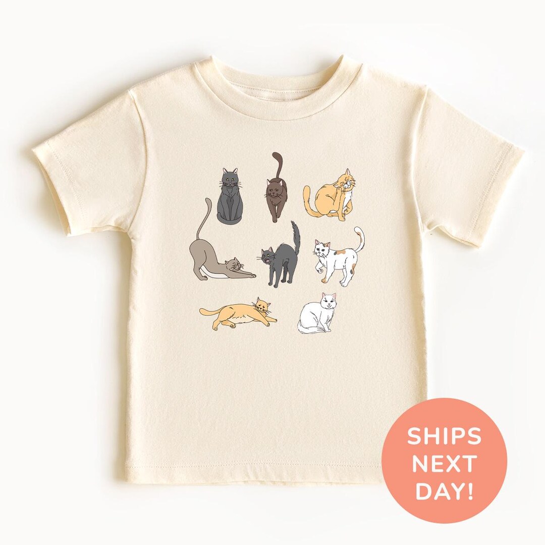 Cat Funny Poses Shirt and Onesie®, Cat Lover Shirt, Cat Graphics Shirt ...