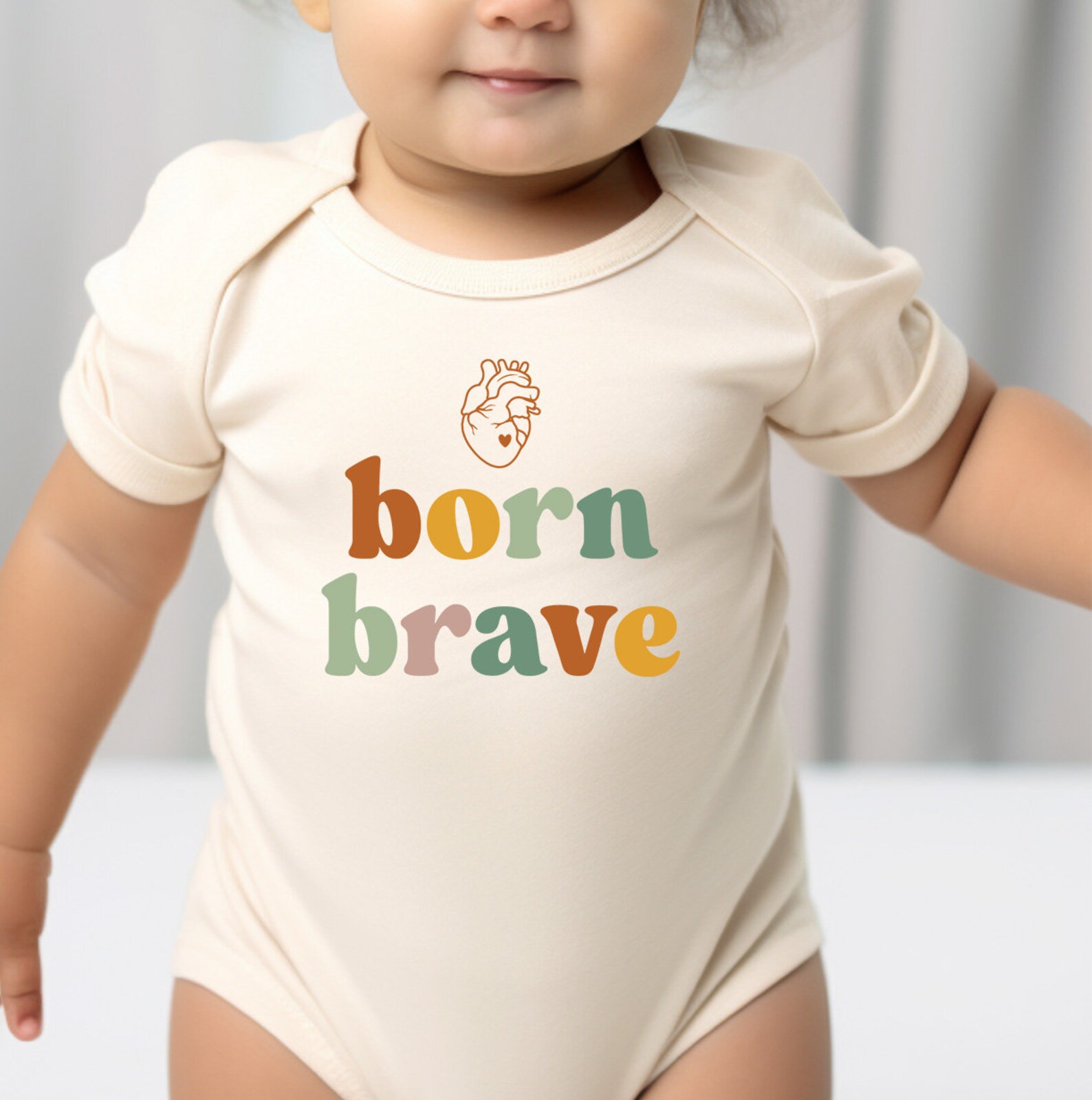 Born Brave Shirt and Onesie® Brave Toddler & Youth Shirt Congenital ...