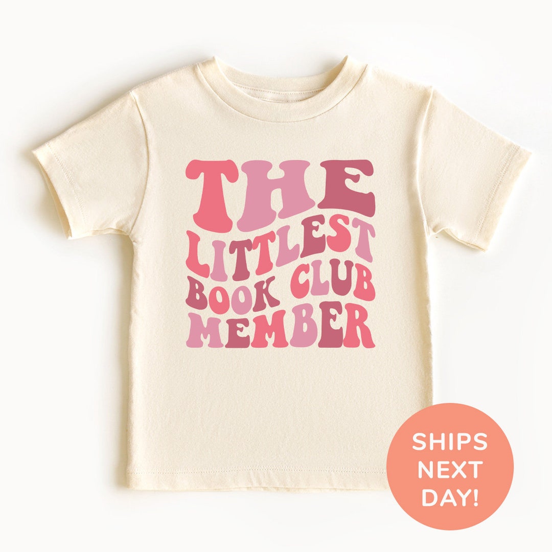 The Littlest Book Club Member Shirt, Future Bookworm Toddler Shirt ...