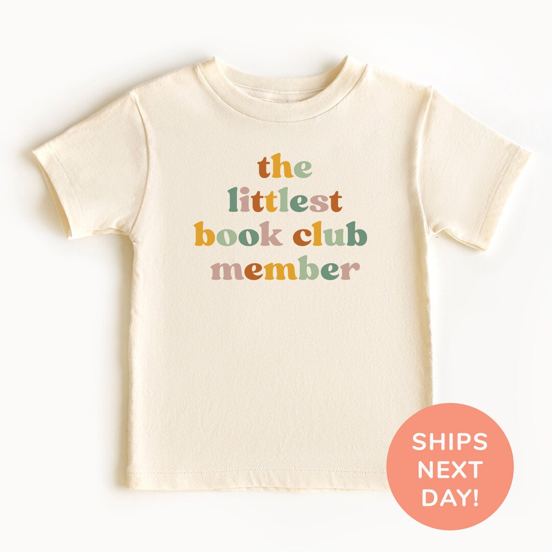 The Littlest Book Club Member Shirt, Future Bookworm Toddler Shirt ...