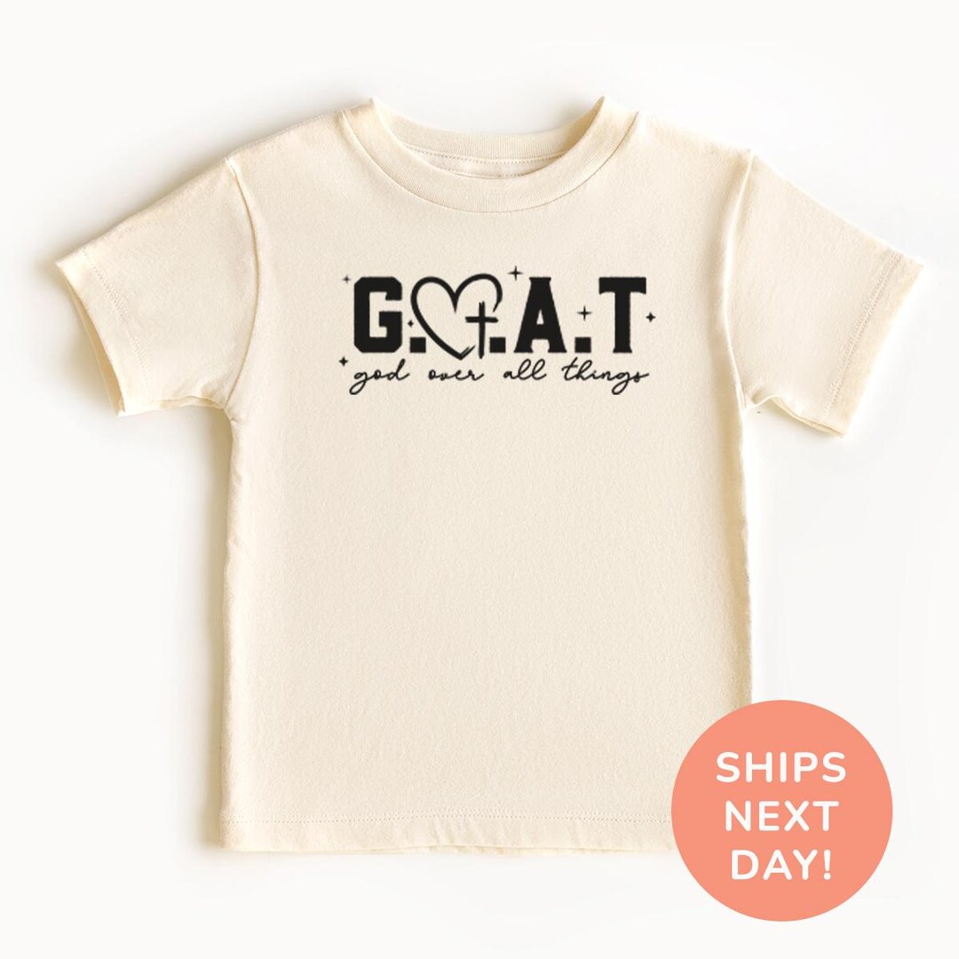 God Over All Things Shirt and Onesie®, Christian Toddler & Youth Shirt ...