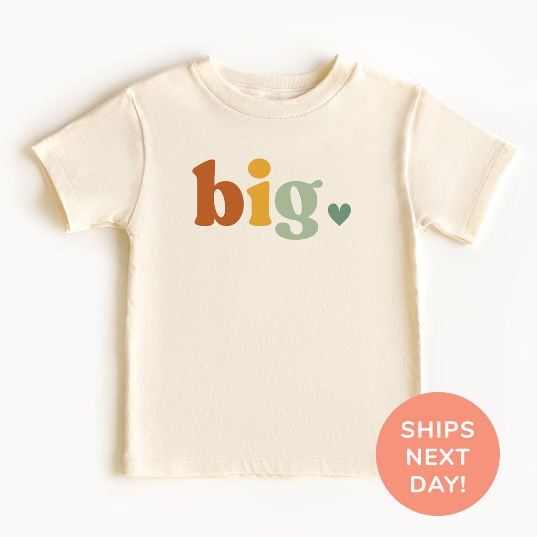 Big Middle Little Shirt and Onesie®, Retro Big Sibling Shirt, Cute ...