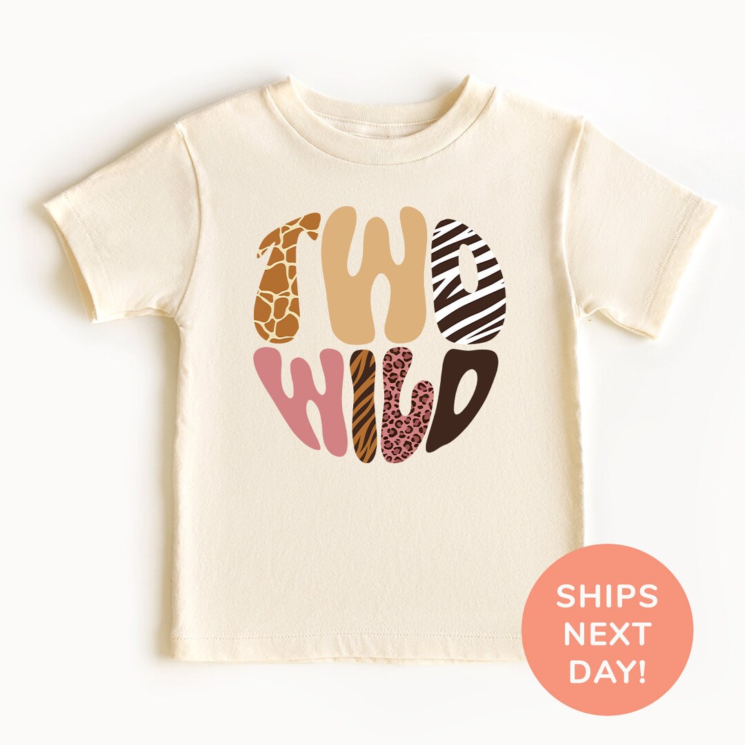 Two Wild Shirt and Onesie®, Second Birthday Toddler Shirt, Safari ...