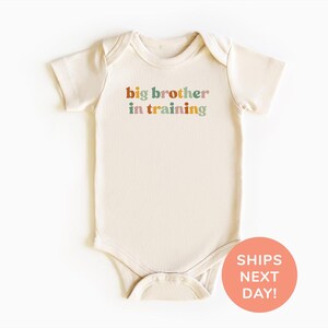 Big Brother in Training Shirt and Onesie®, Big Brother Shirt, Baby ...
