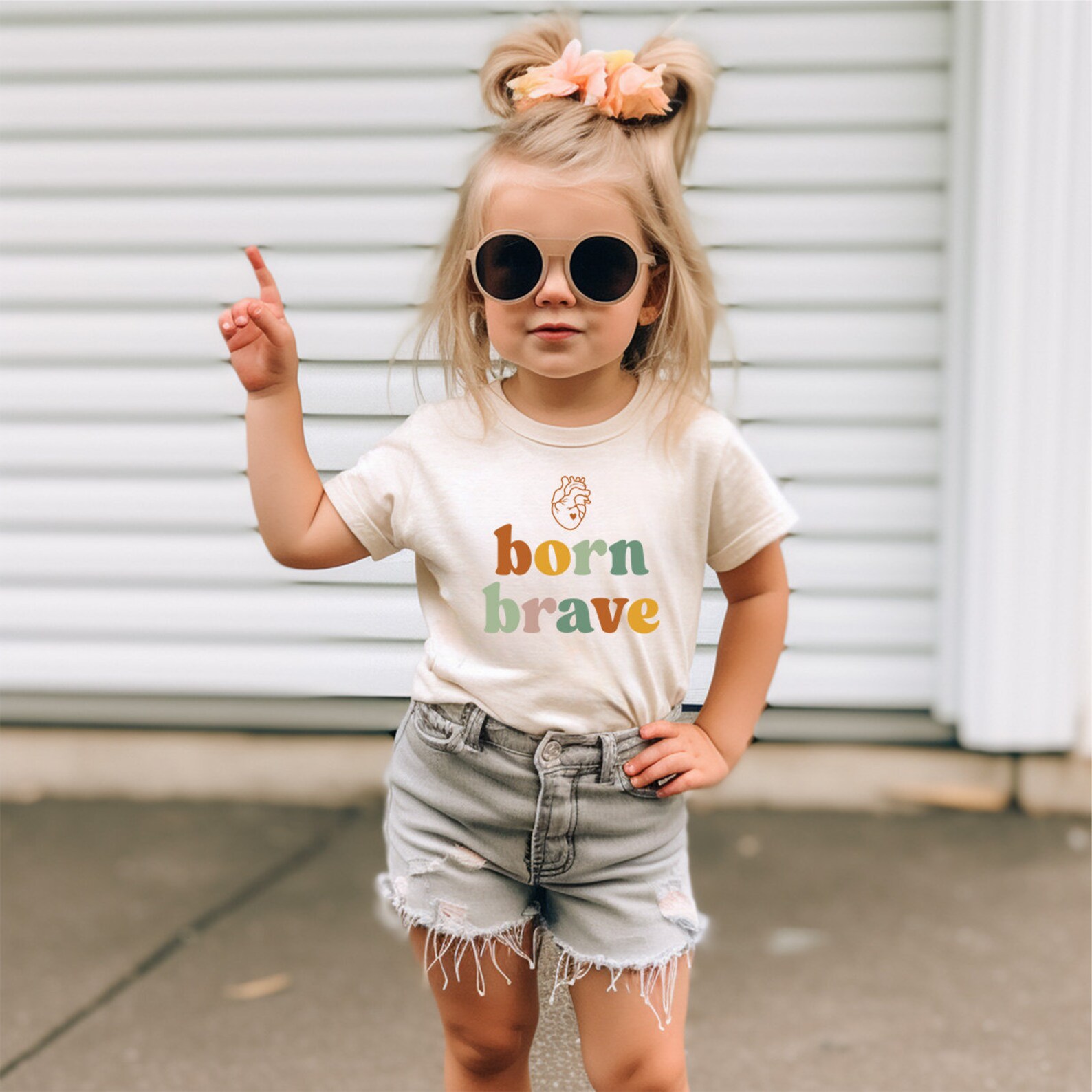 Born Brave Shirt and Onesie® Brave Toddler & Youth Shirt Congenital ...