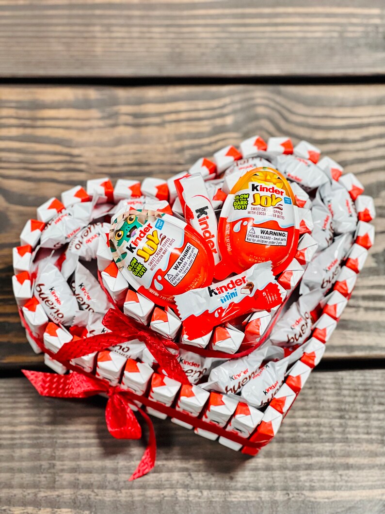 Double Decker Kinder Chocolate Heart A Marvelous Gift of Assorted ...