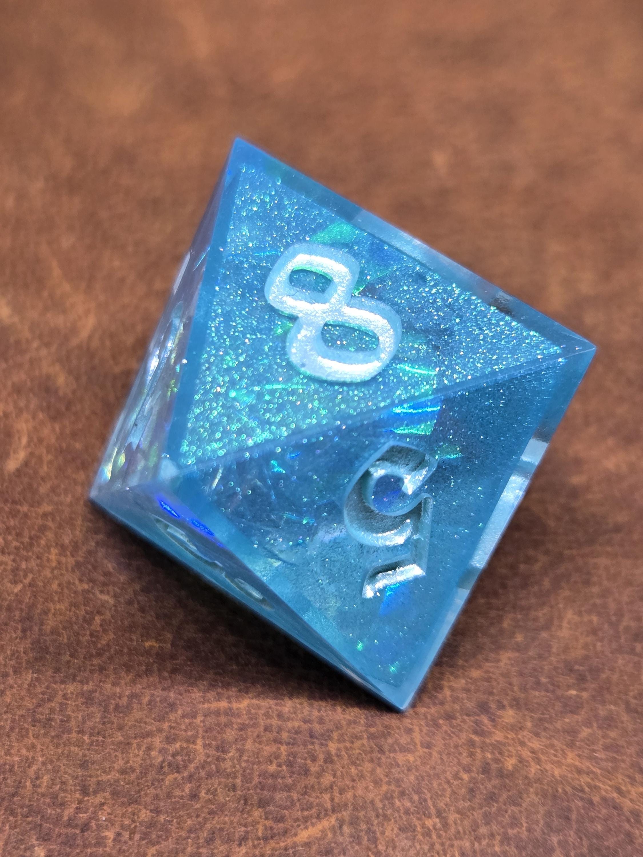 Faerie Fire 9pc Rpg Dice Set - Etsy