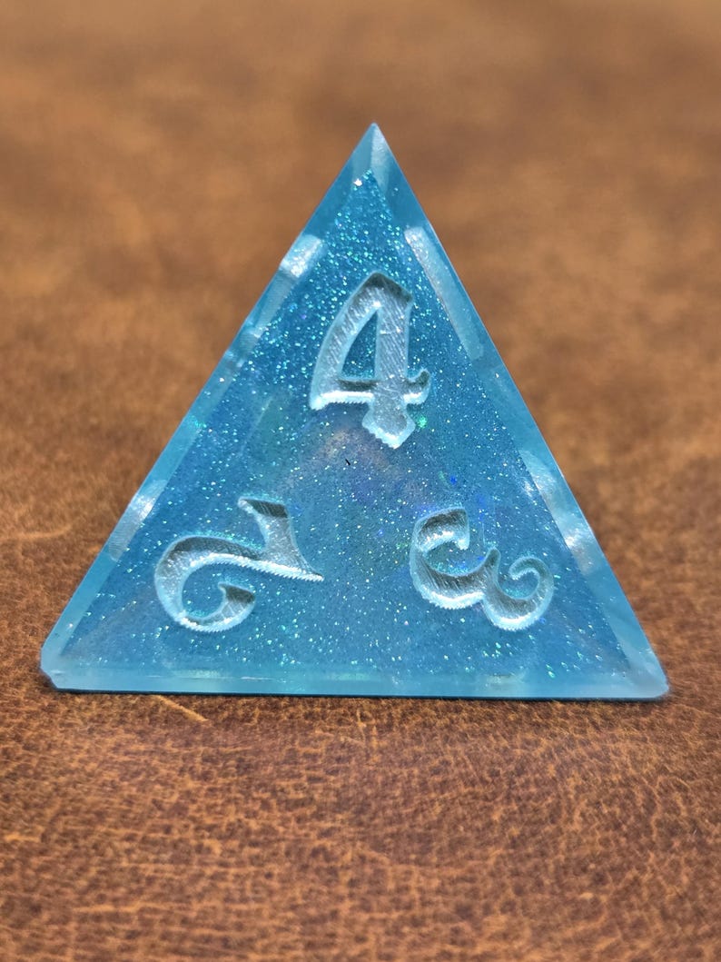 Faerie Fire 9pc Rpg Dice Set - Etsy