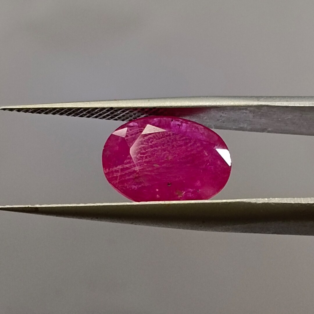 3.20 Cts Natural Ruby Red Heated AIG Certificate - Etsy