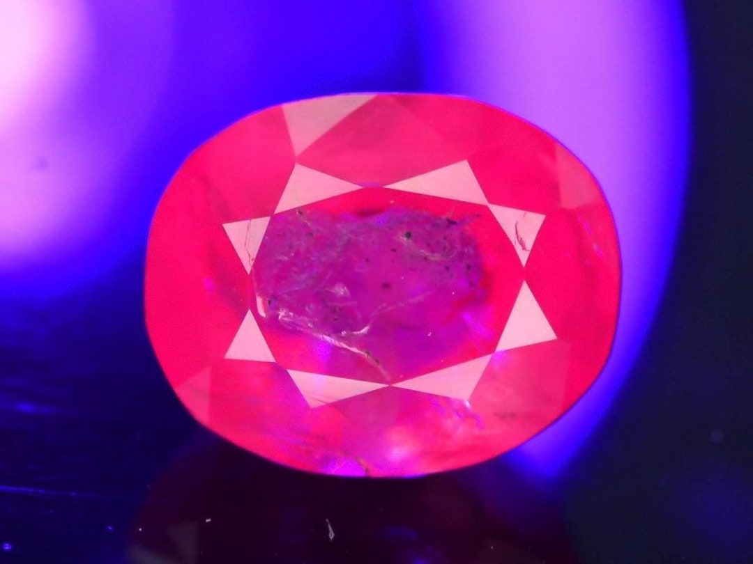 Spinel Mahenge Vivid Pink Red 1.34 Cts Tanzania GFCO - Etsy