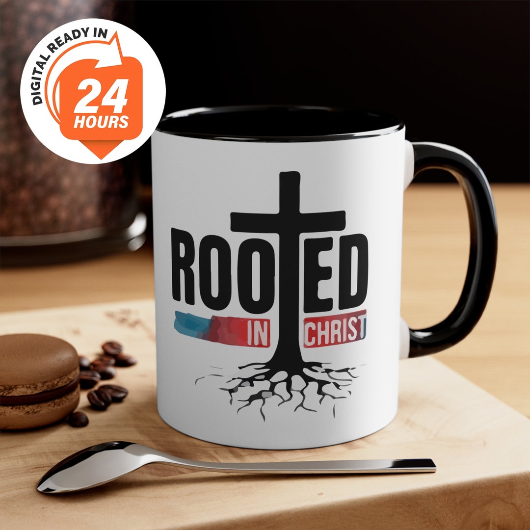 Christian Coffee Mug, Large Coffee Mug, Bible Verse Mug, Scripture Mug ...