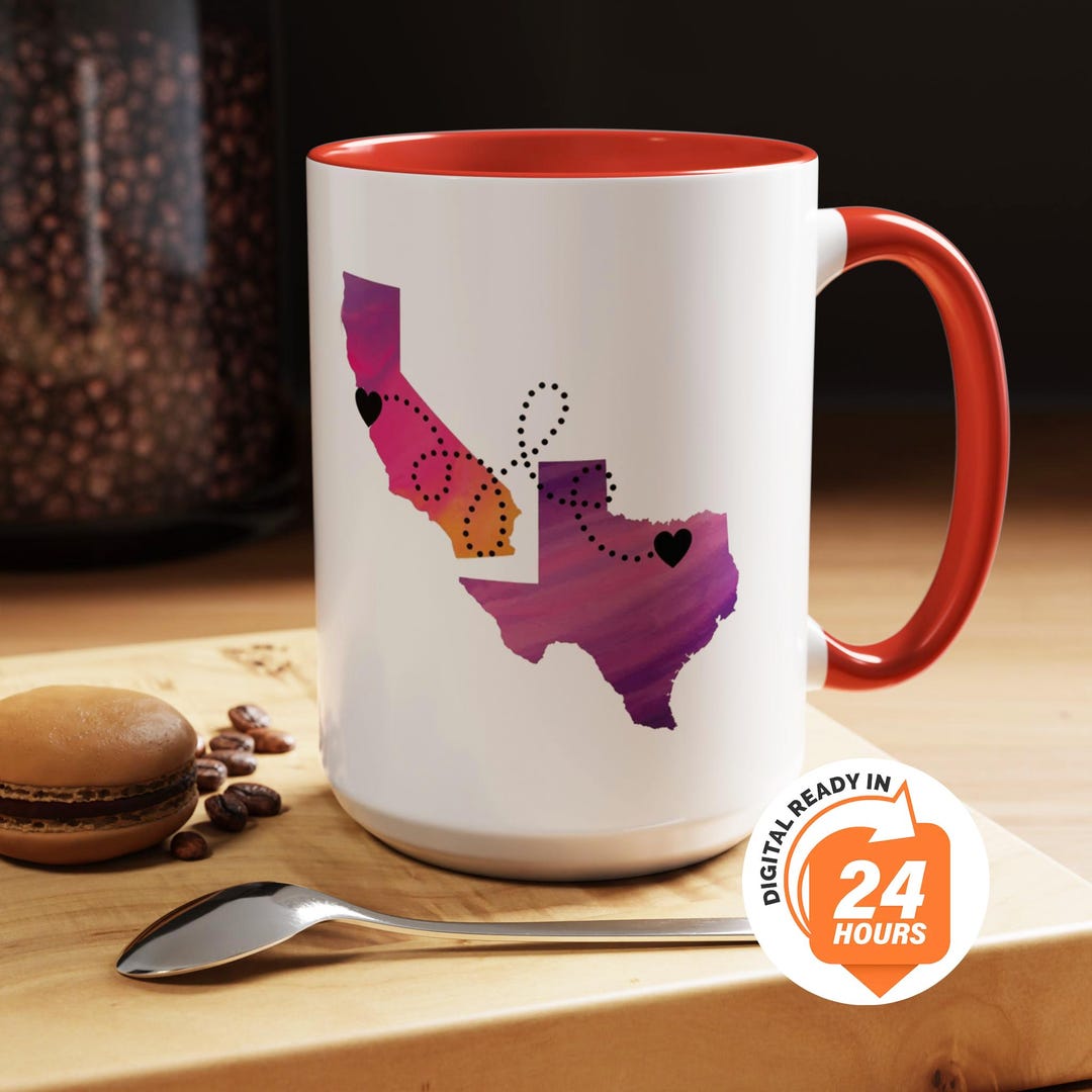 Custom City Map Coffee Mugs Personalized Mugs With Custom City Maps on ...