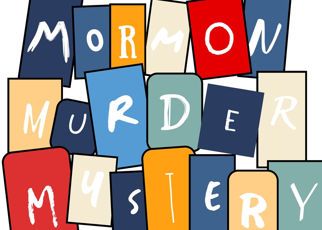 Mormon Murder Mystery Game, Improv Party (digital Download) - Etsy