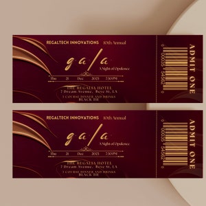 Opulent Gala Tickets- Entry Pass for Gala Night With Ticket Stub Event ...