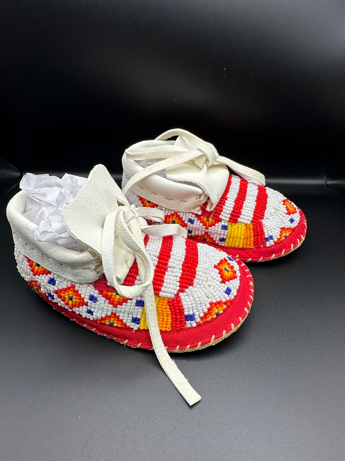 Toddler Beaded Moccasins - Etsy